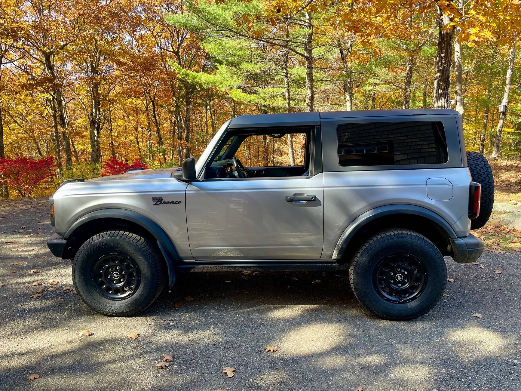 Switching 2-Door Badlands Stock Rims to Steelies Style | Bronco6G ...