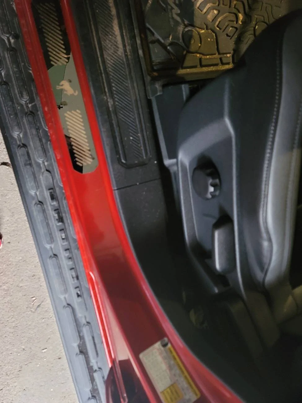 Drivers side b pillar wire access | Bronco6G - 2021+ Ford Bronco ...