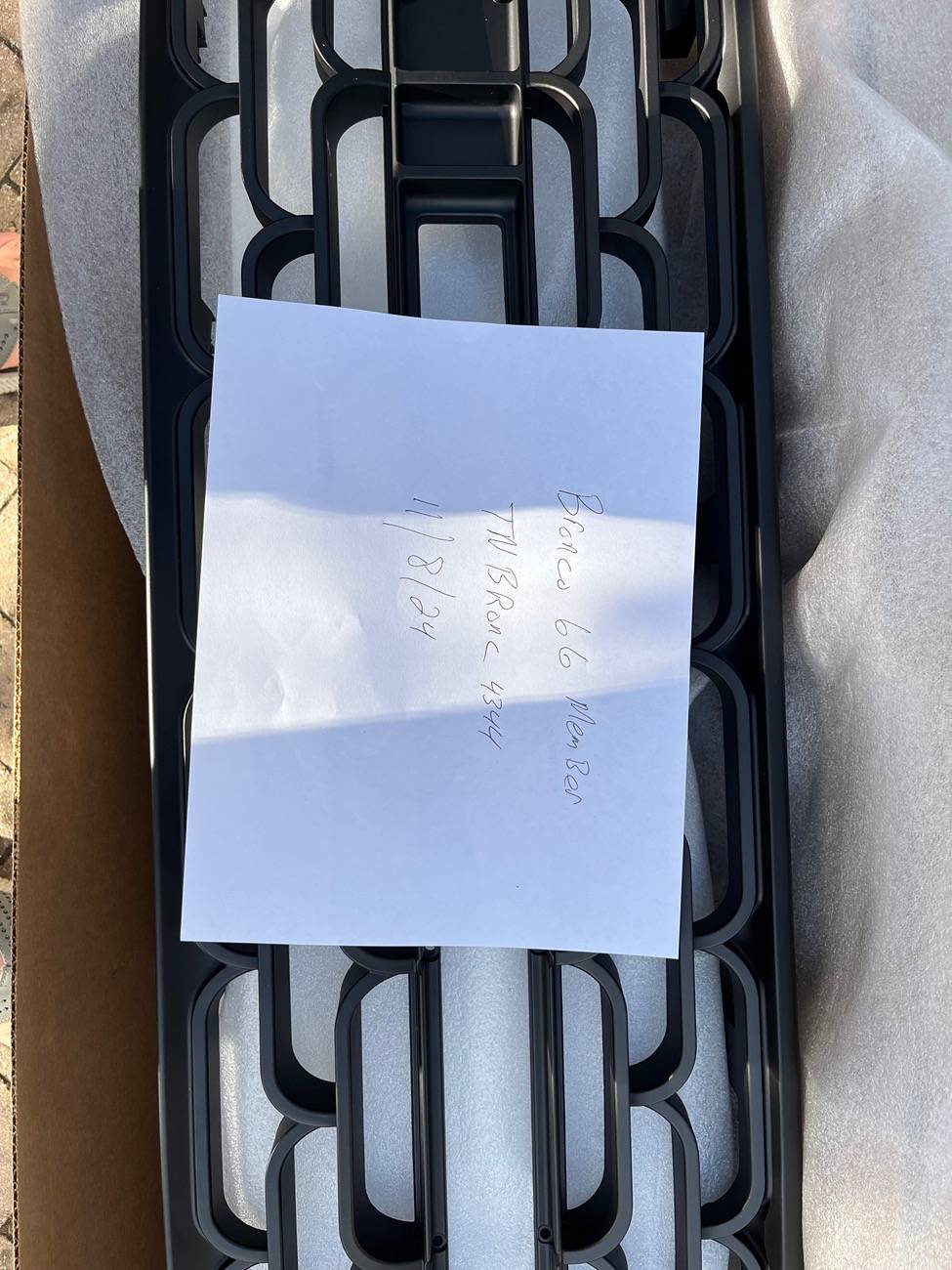 Tennessee - RTR Grille (with 360 camera) for sale. | Bronco6G - 2021 ...