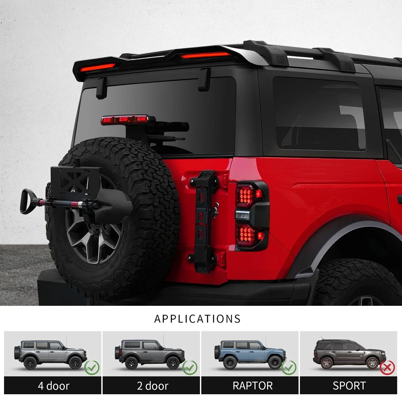 Bronco Roof Spoiler by AIGMUX | Bronco6G - 2021+ Ford Bronco & Bronco ...