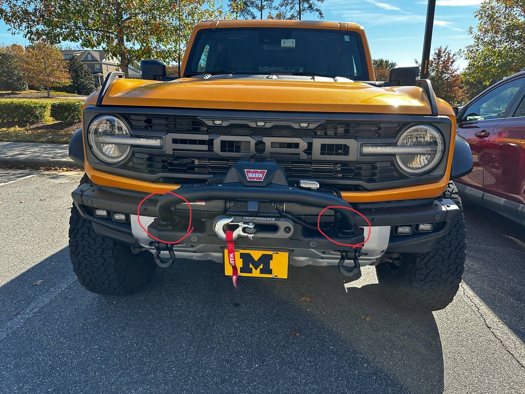 Ford Performance Winch with Sensors (ACC, Camera, and Parking) Works ...