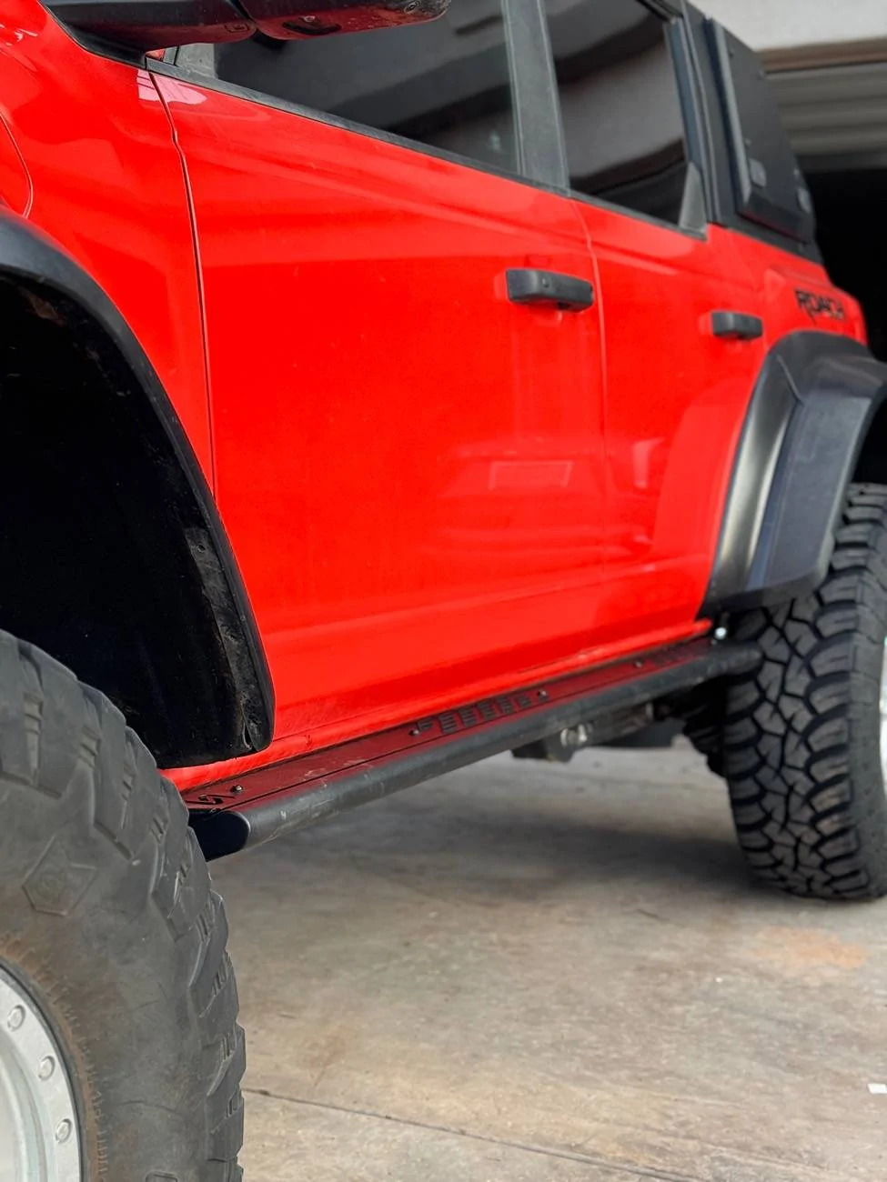Turn Off-Road Step Sliders Installed on a Bronco Raptor! | Bronco6G ...