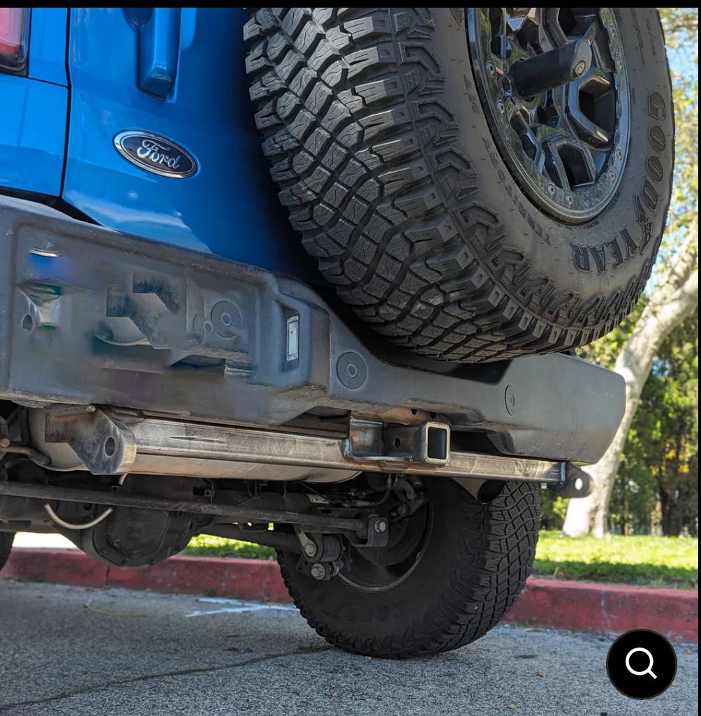 Frame mounted receiver hitch - anyone install one? | Page 2 | Bronco6G ...