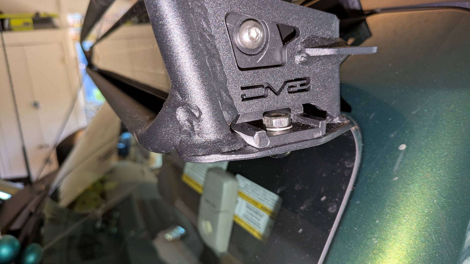 DV8 52" light bar mount install issue! Do not buy! | Bronco6G - 2021 ...