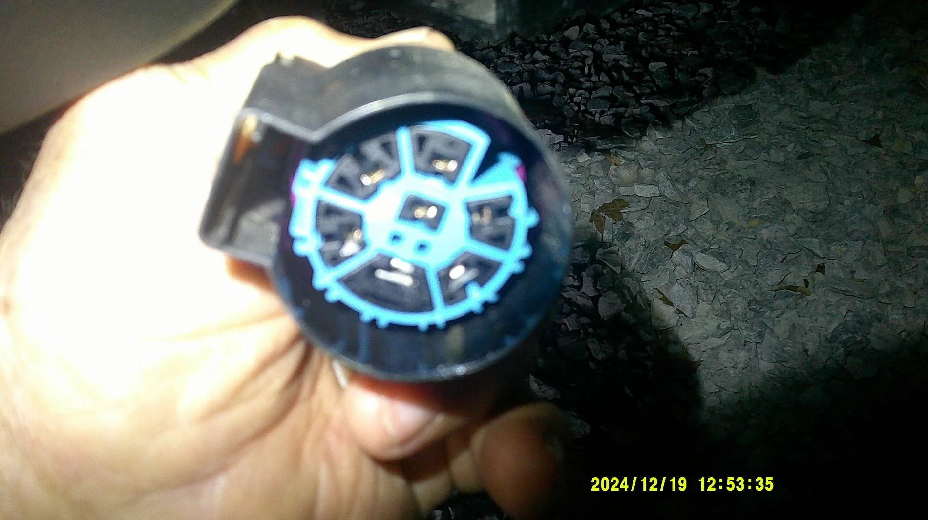 Blue 7 pin plug by rear bumper on 2024 OB | Bronco6G - 2021+ Ford ...