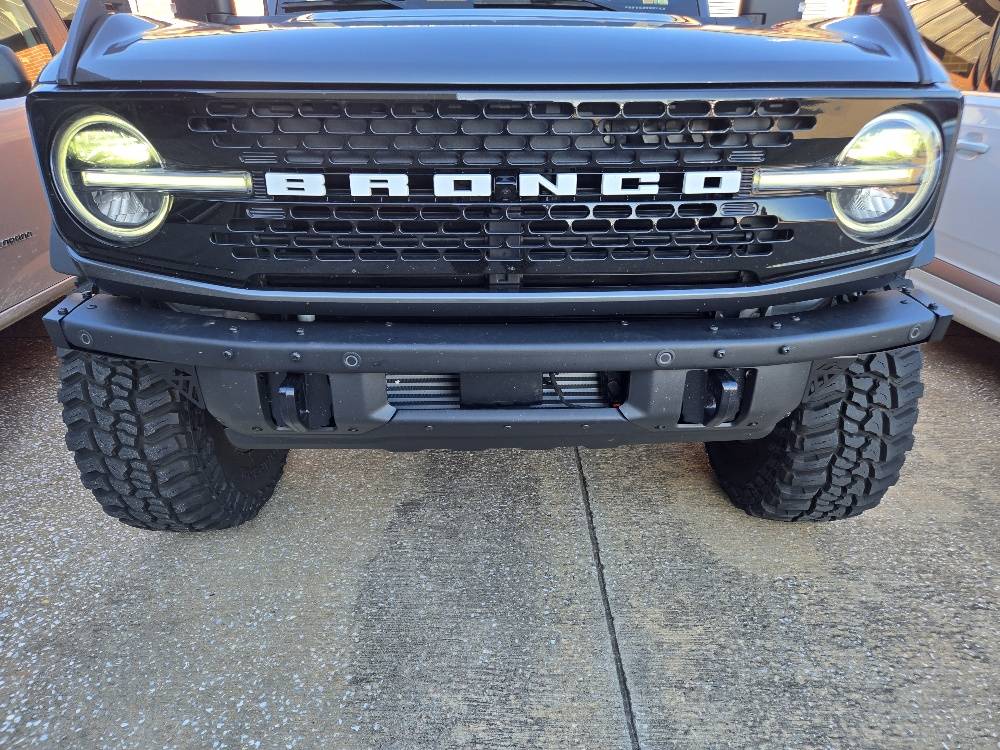 Mountains2Metal Modular Bumper End Caps installed | Bronco6G - 2021 ...