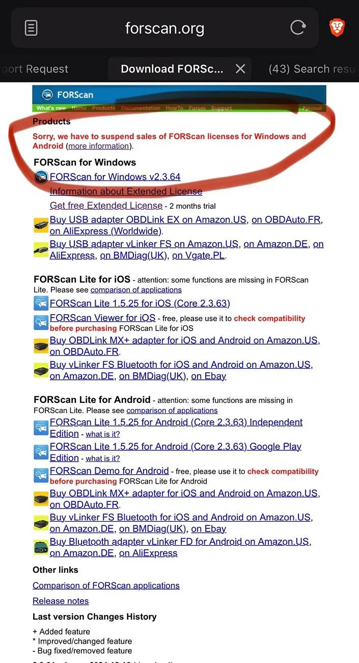 Forscan website says no more extended license. | Bronco6G - 2021+ Ford ...