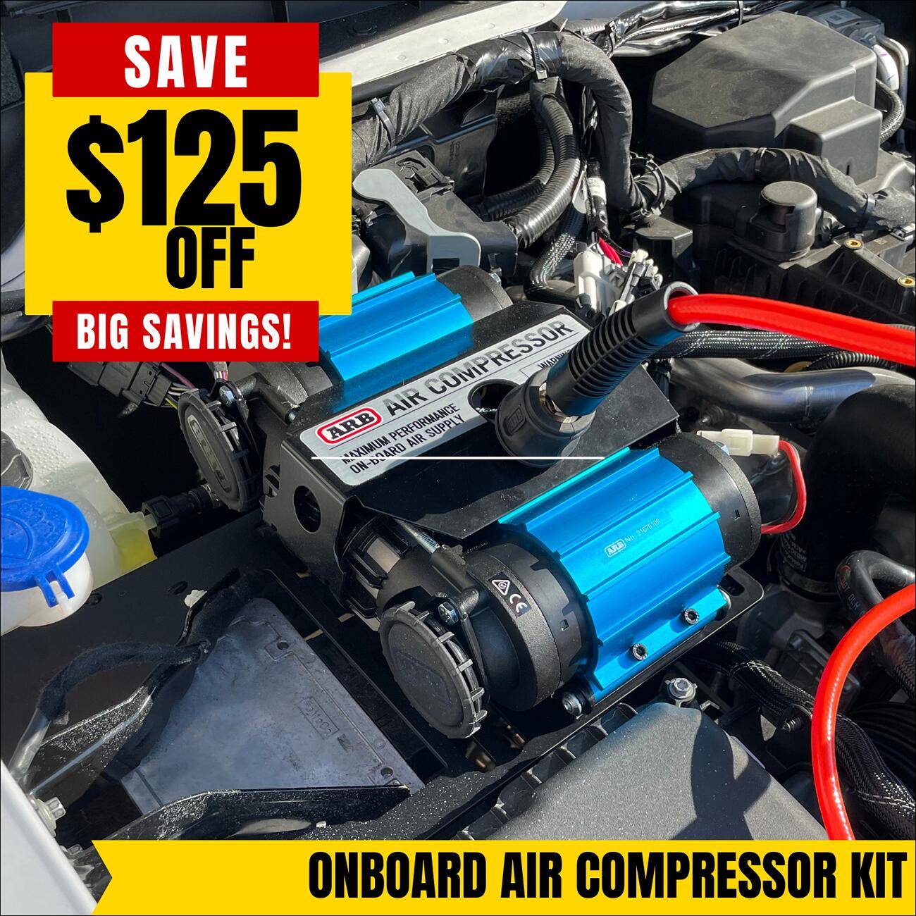 ARB Compressor Engine Bay Mount from KR Off-Road | Easiest Compressor ...