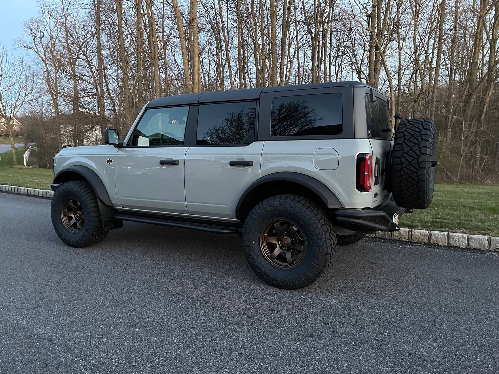 2024 Wildtrak GOAT Bronco Sliders & Mud Flap Compatibility | Bronco6G ...