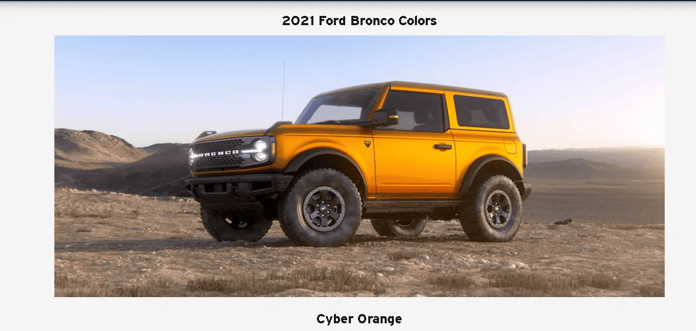 Color Matching Top Colorizer for 2-Door Bronco | Bronco6G - 2021+ Ford ...