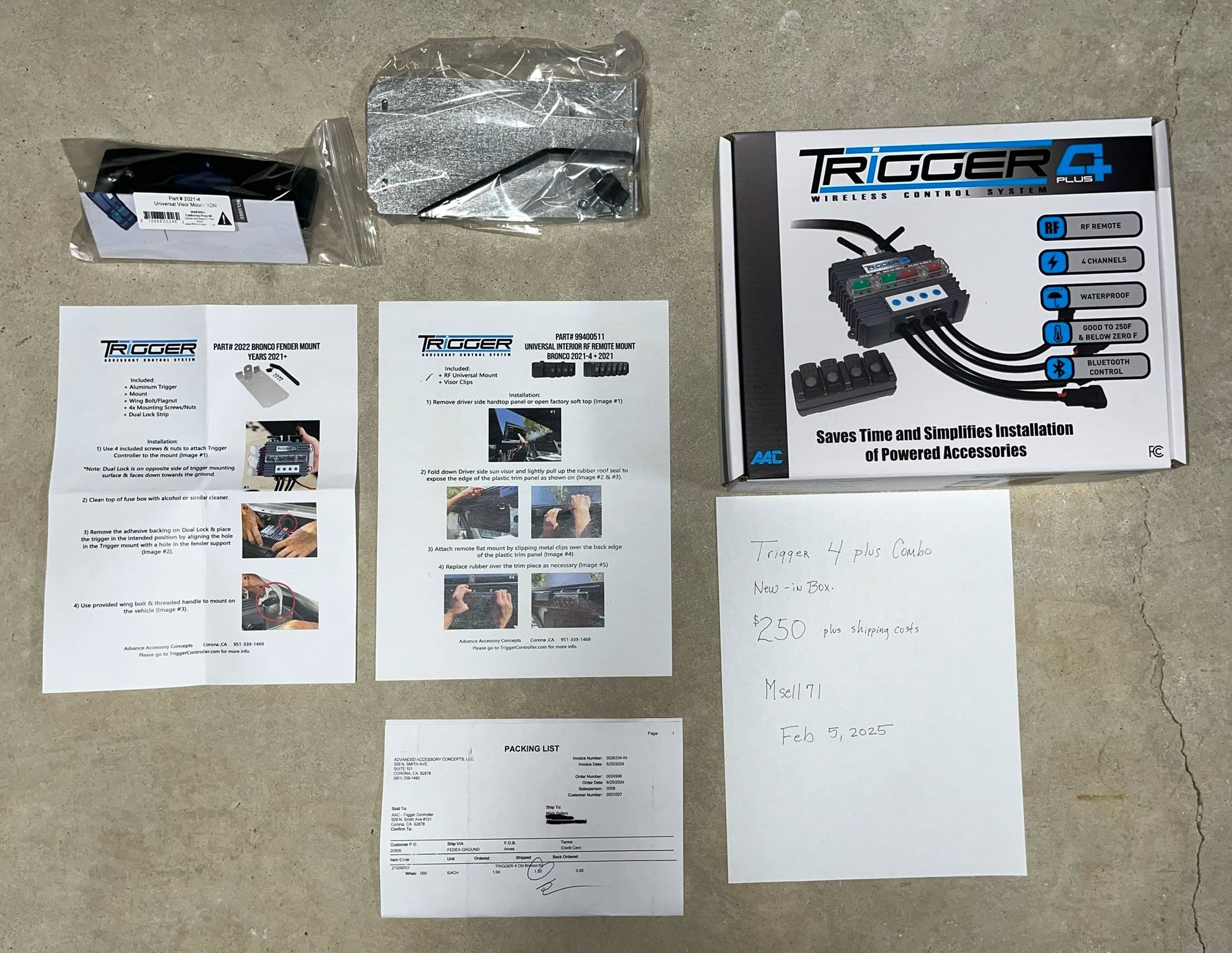 Iowa - Trigger 4 Plus - light controller, NIB | Bronco6G - 2021+ Ford ...