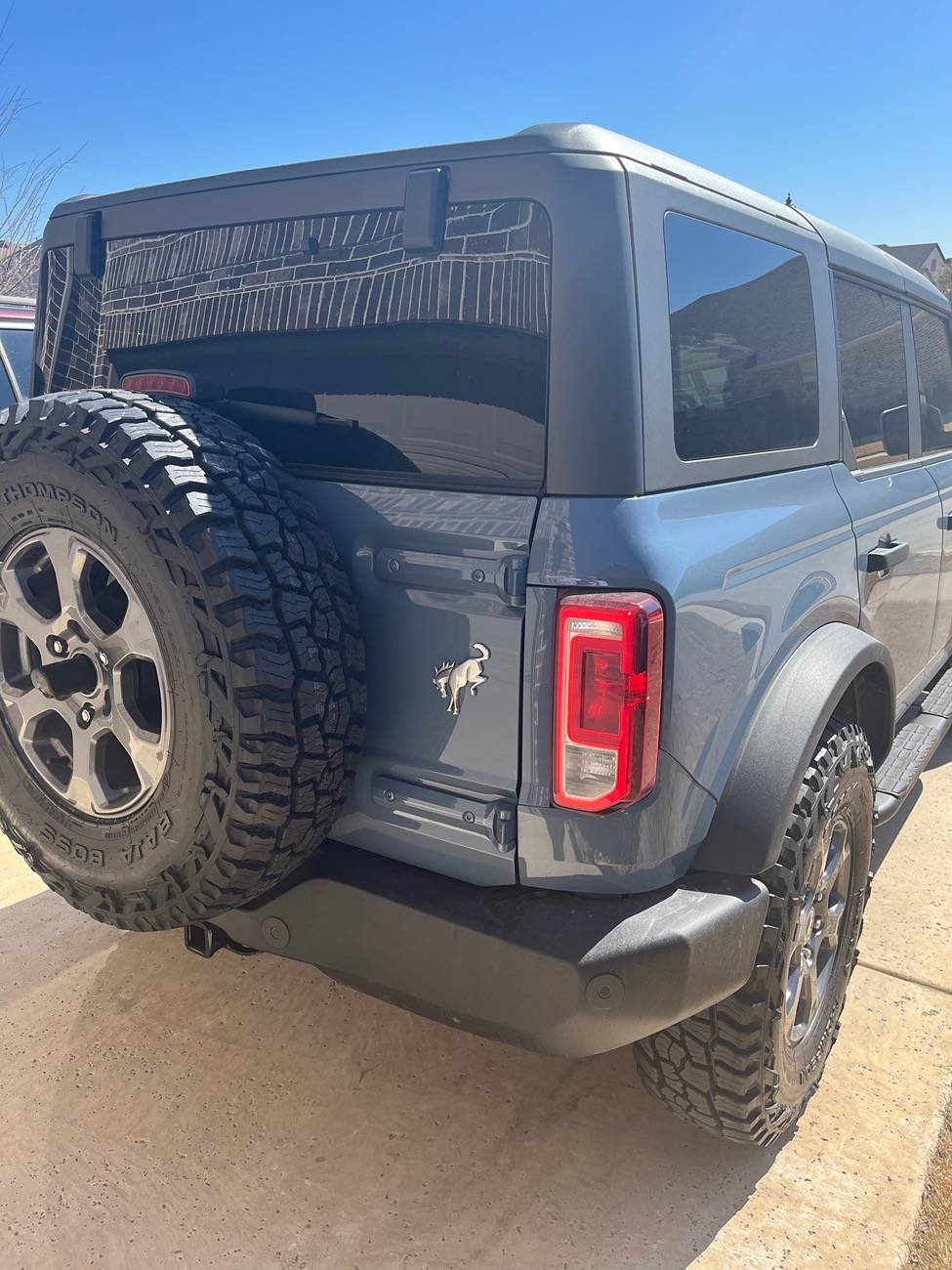 2024 Bronco Big Bend 255/85R17 MT Baja Boss tires installed | Bronco6G ...