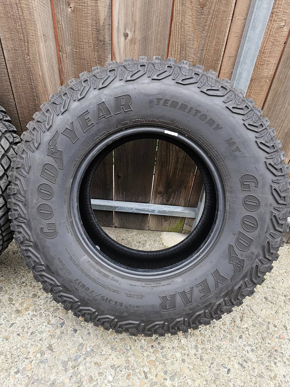 California - SAS tires (4) USED for sale- Goodyear Territories MT 35 ...