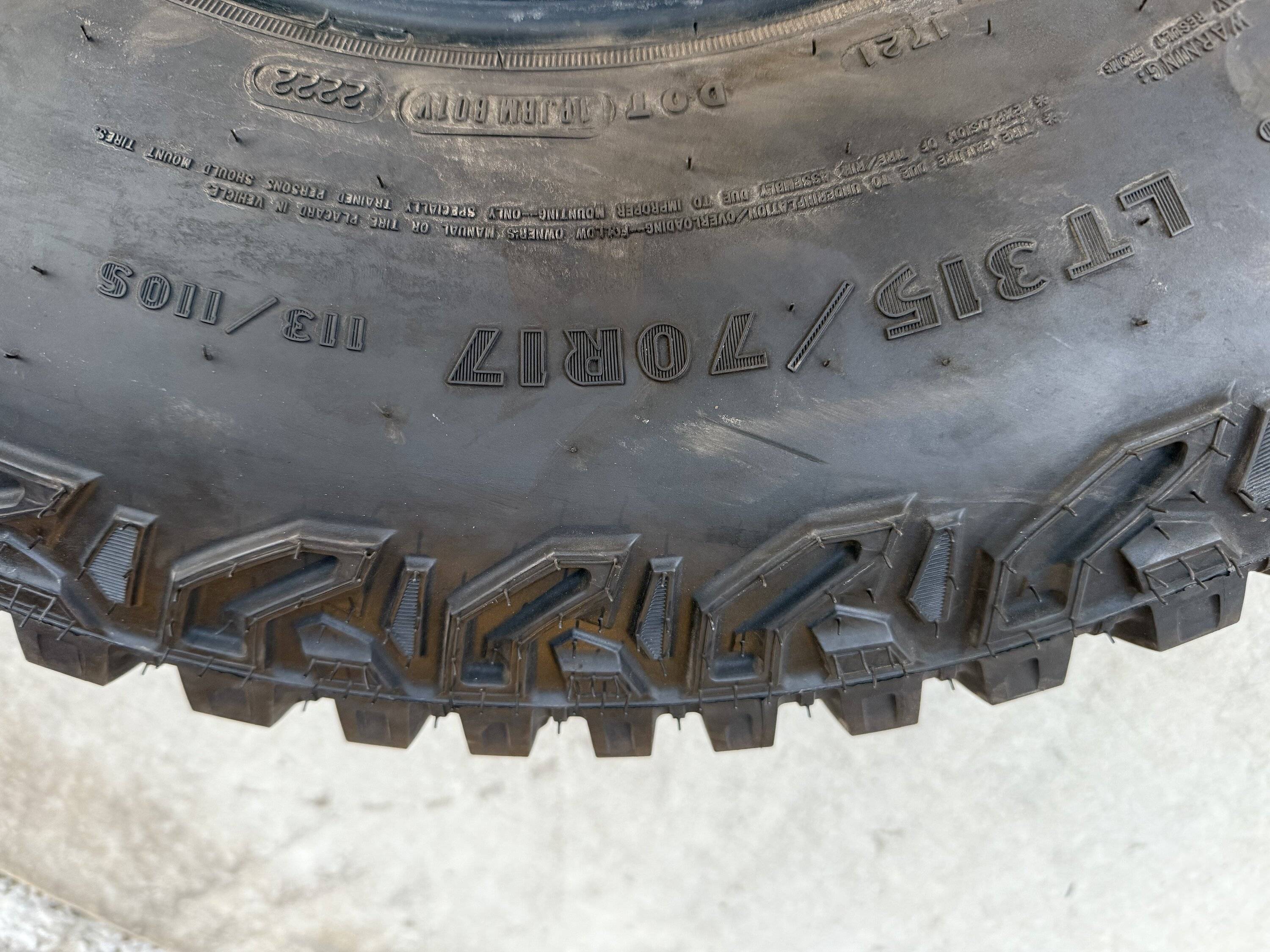 California - FS: 35"OEM Beadlock capable Black SAS WT Wheels and GY ...