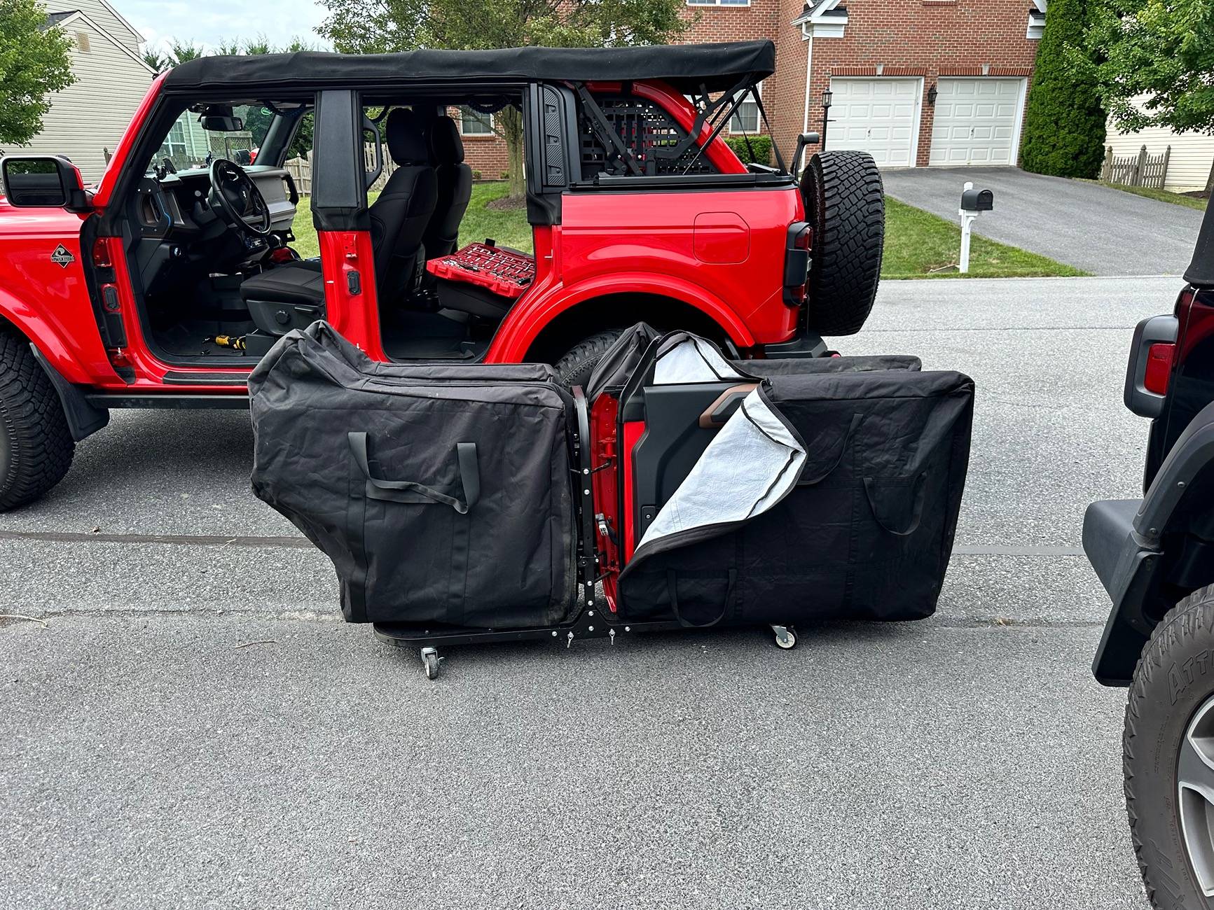 Protect Your Bronco Doors - Introducing The EZ Door Cart by EZ4x4 ...