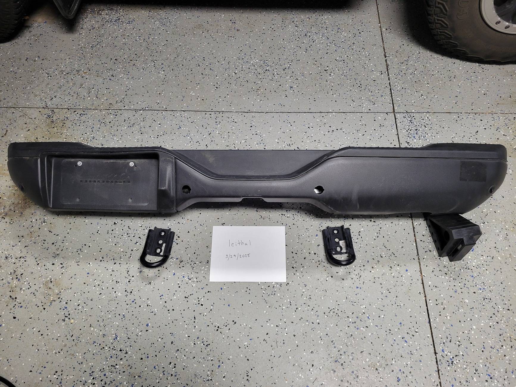 Washington - OEM Badlands Rear Bumper | Bronco6G - 2021+ Ford Bronco ...