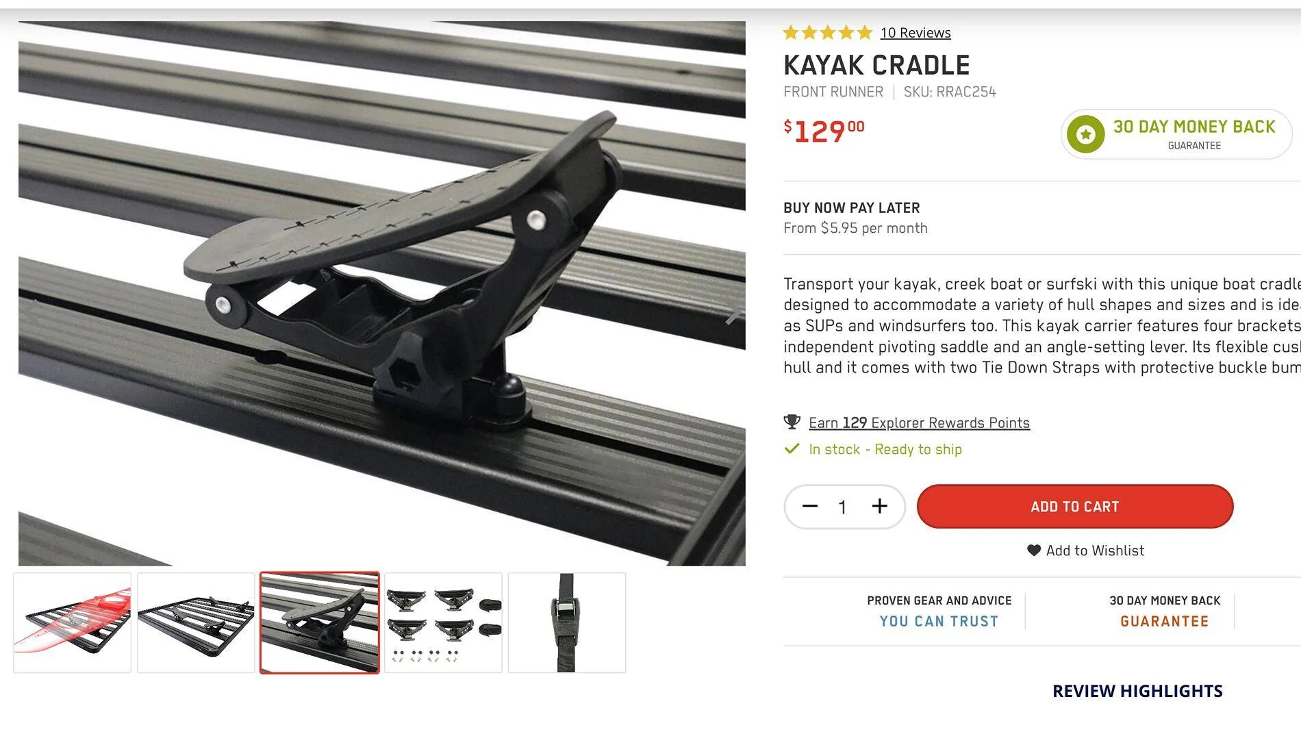 TrailRax 4 Door Roof Rack w/ Kayaks on top | Bronco6G - 2021+ Ford ...