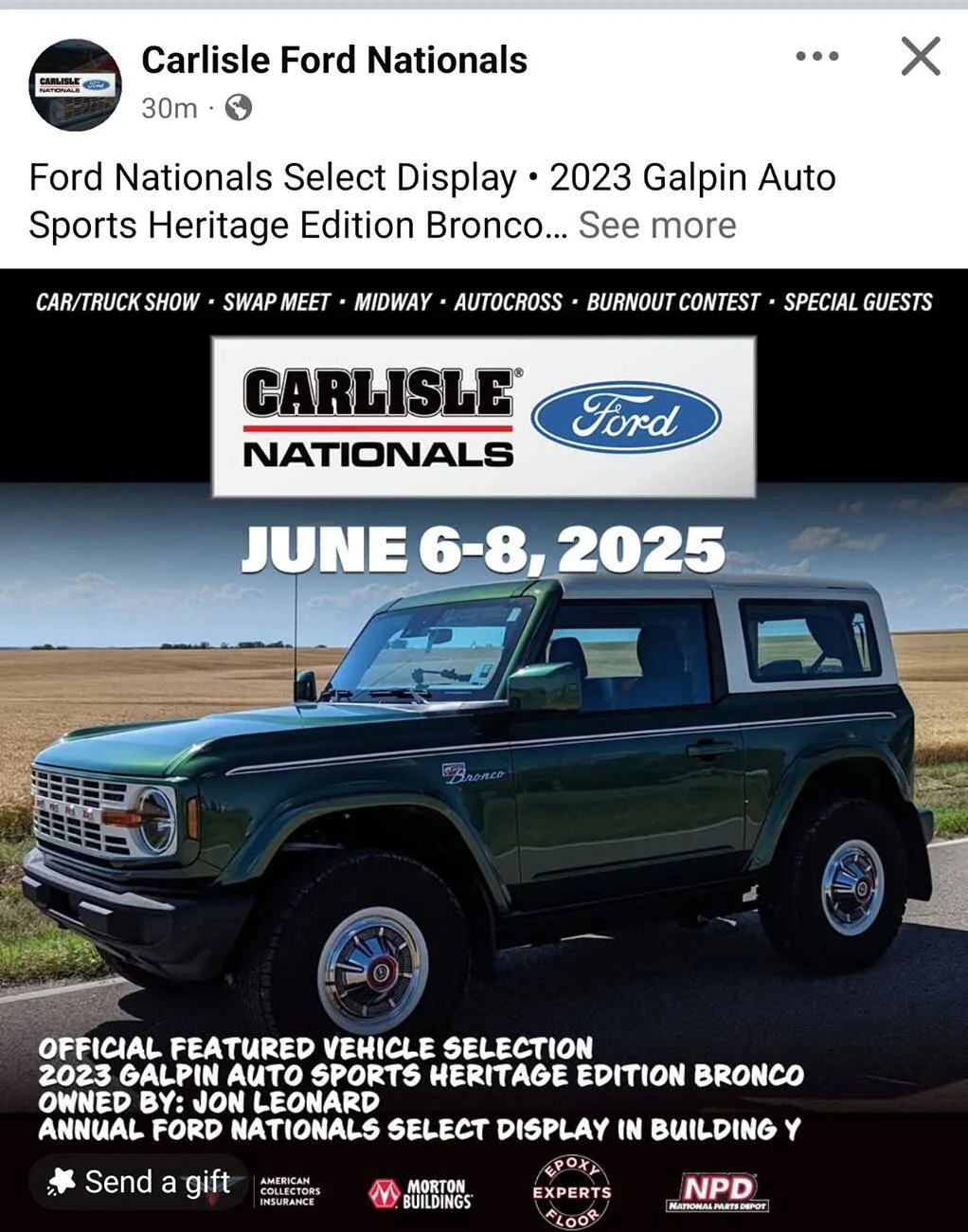 Ford Nationals 2025 - anyone going? | Bronco6G - 2021+ Ford Bronco & Bronco Raptor Forum, News ...