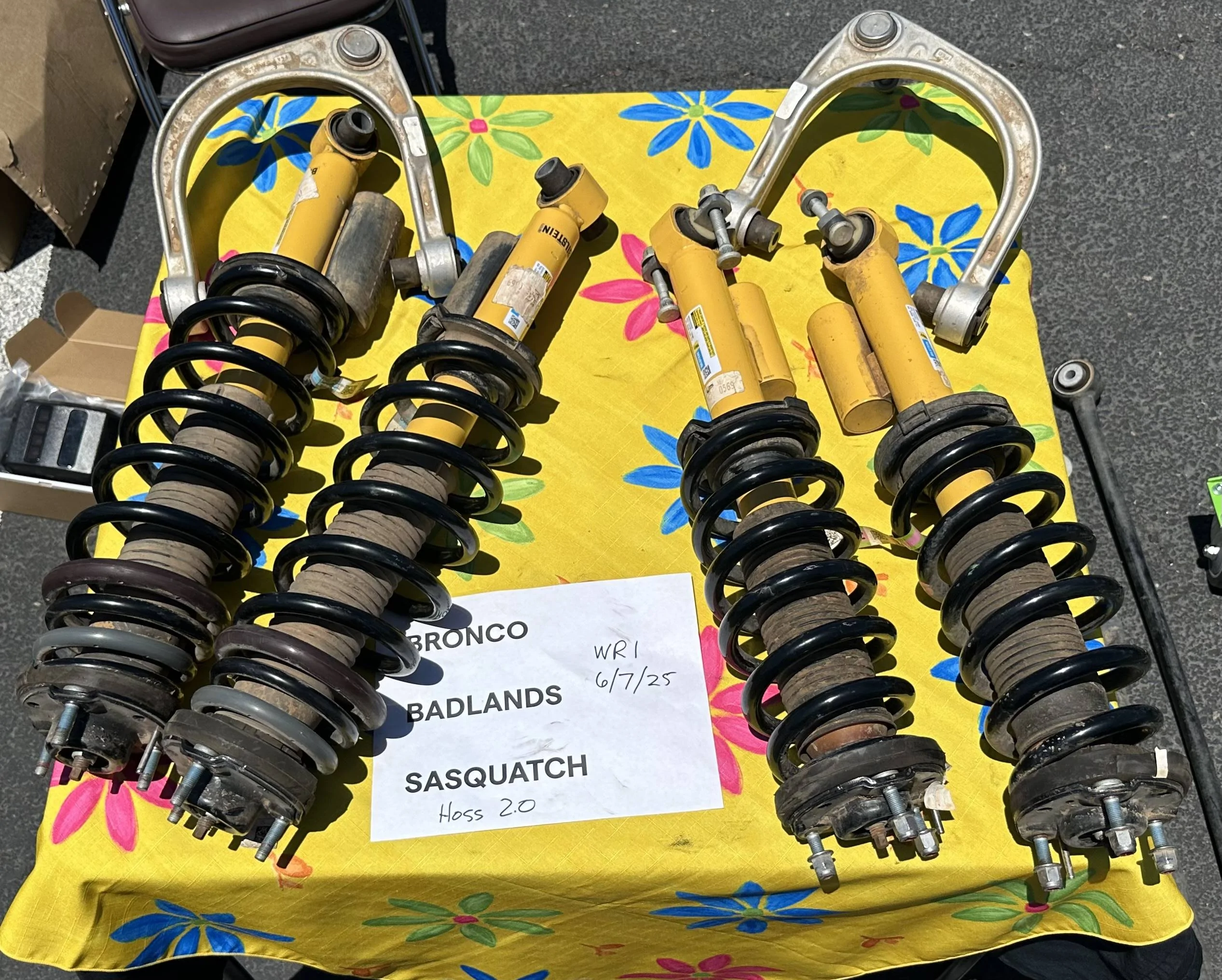 Arizona - Badlands Sasquatch Factory Shocks and UCA take offs ...