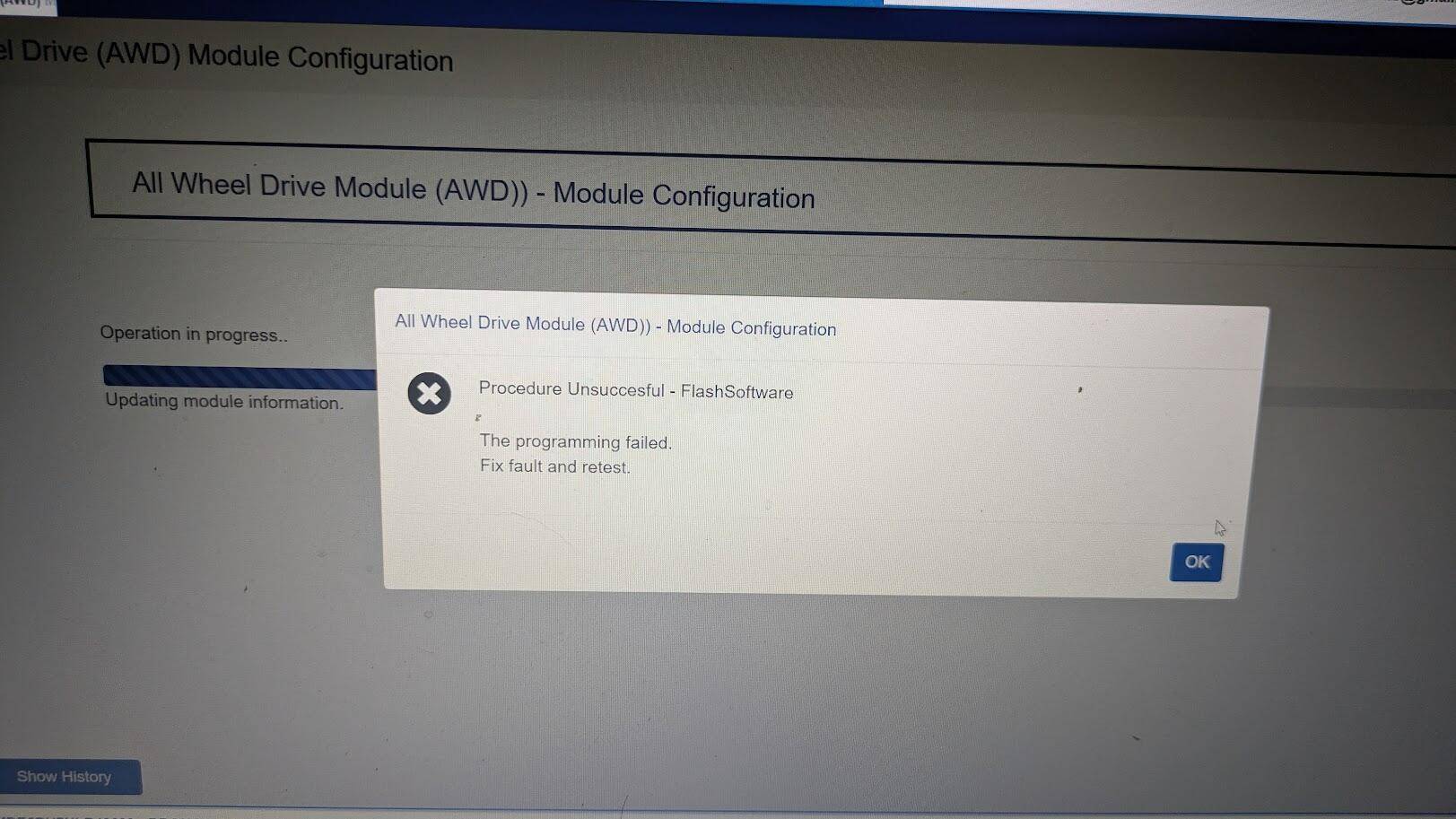 AWD Module Reprogramming issues and M190 to M210 swap information ...