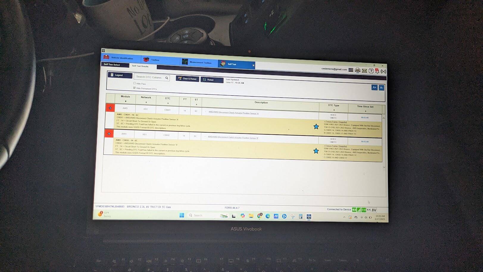AWD Module Reprogramming issues and M190 to M210 swap information ...