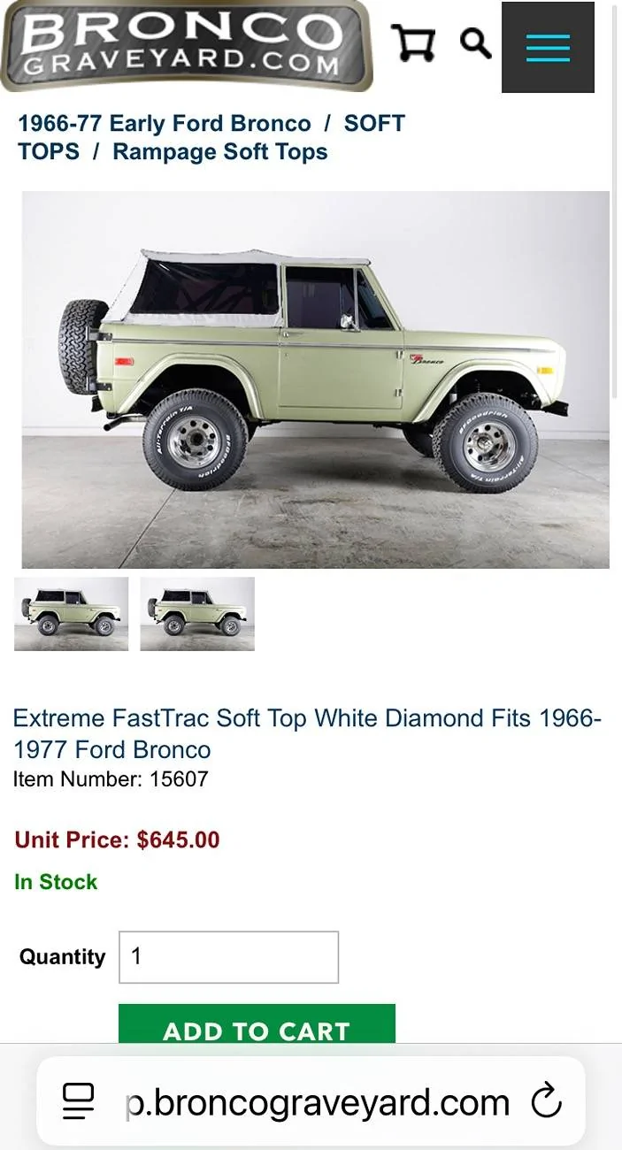 Must Have White Soft Top!!!! | Bronco6G - 2021+ Ford Bronco & Bronco ...