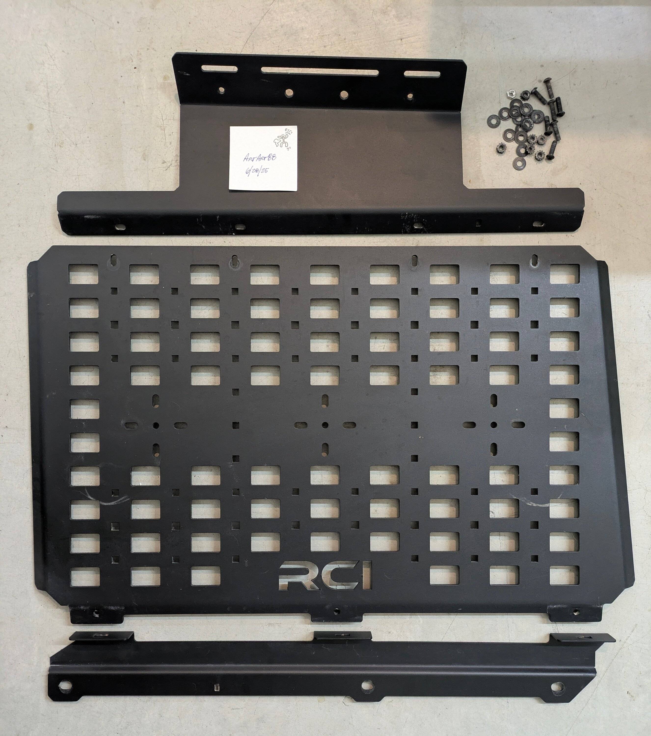 California - RCI Roof Rack Exterior Side Molle Panel $75 - Will ship ...