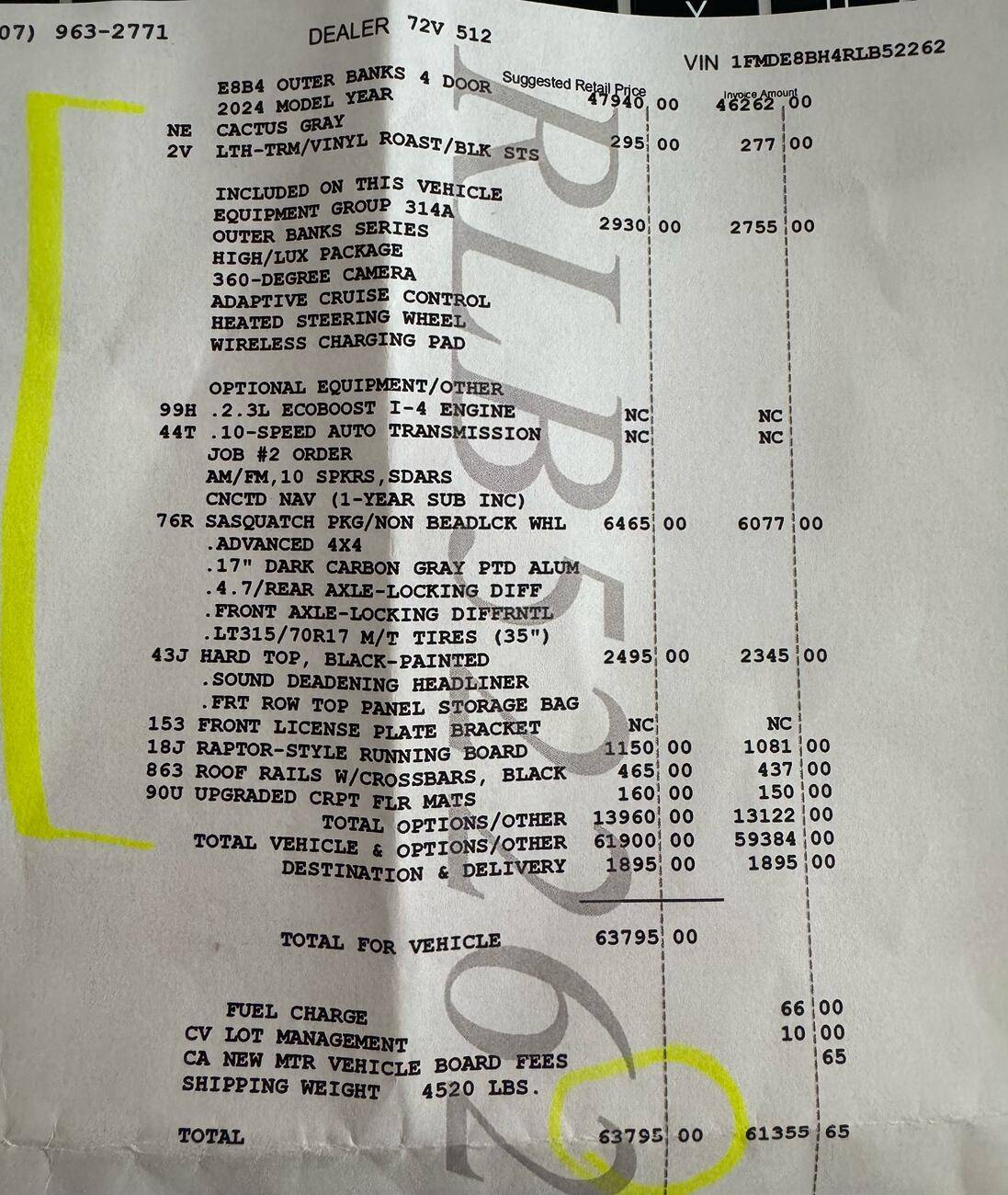 Pricing - 2024 Cactus Grey Sas Outer Banks | Bronco6G - 2021+ Ford ...