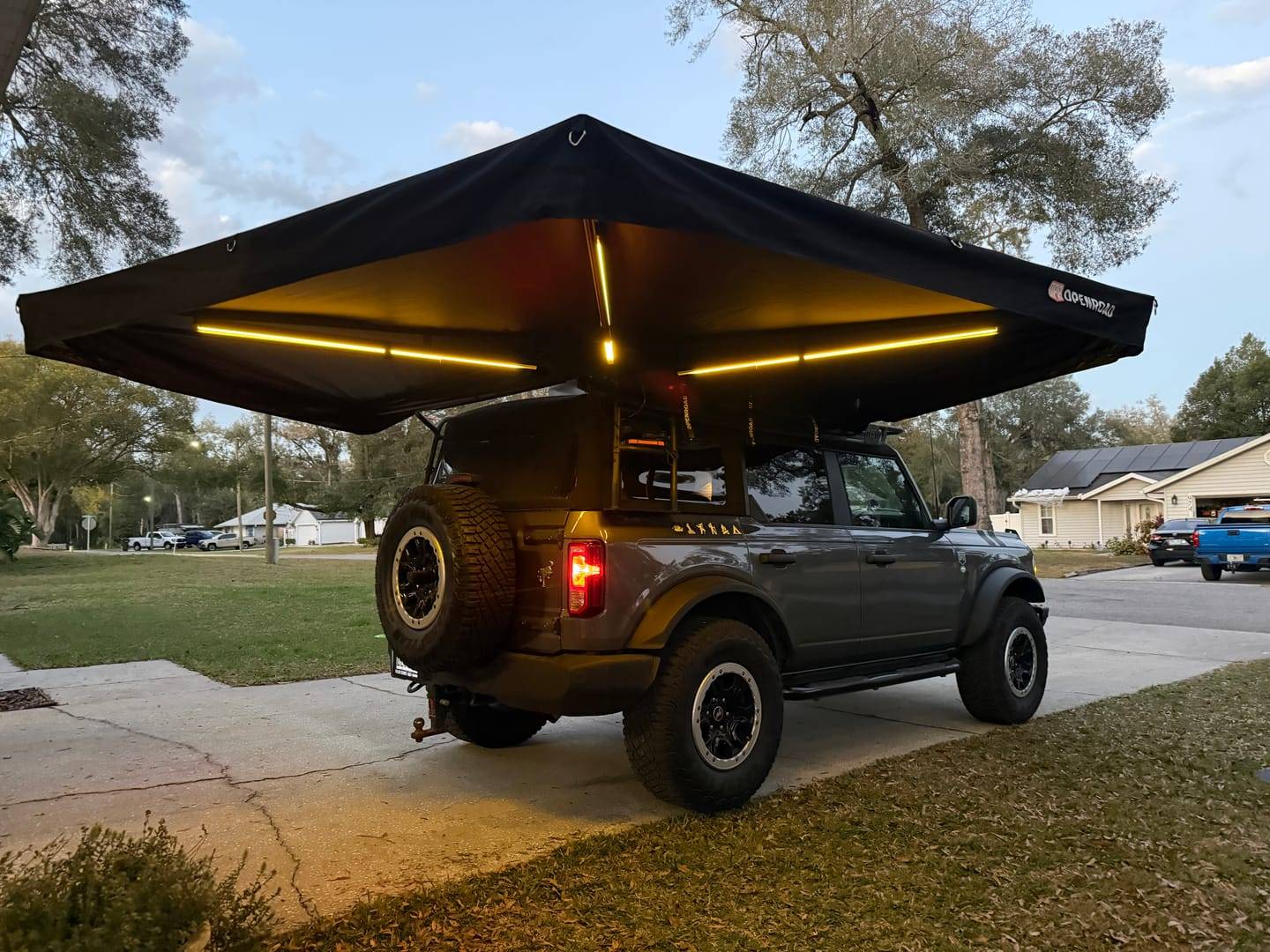 OpenRoad 270 Awning with zip in side walls.. | Bronco6G - 2021+ Ford ...