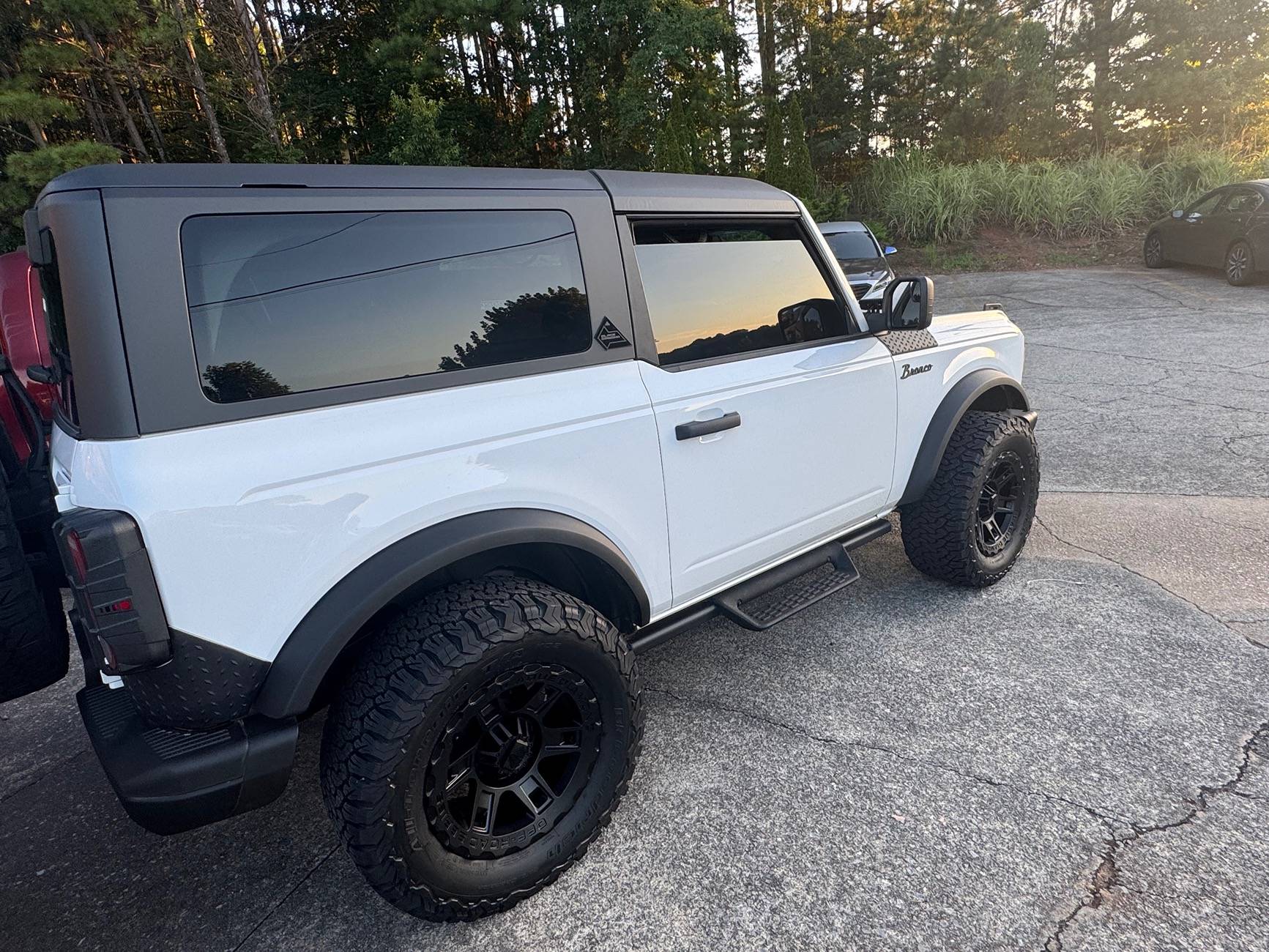 33x12.5 R18 -12 offset + crash bars removed | Bronco6G - 2021+ Ford ...