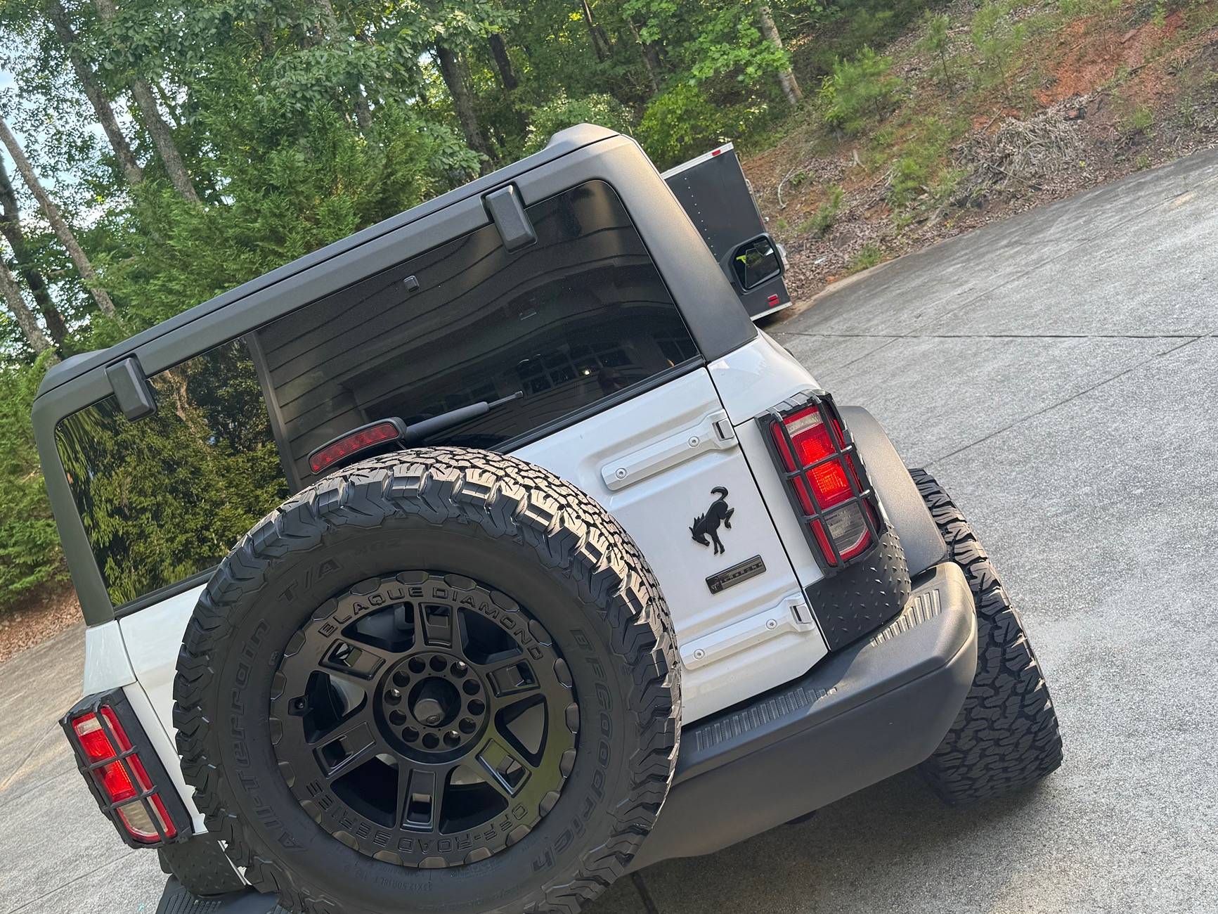 33x12.5 R18 -12 offset + crash bars removed | Bronco6G - 2021+ Ford ...