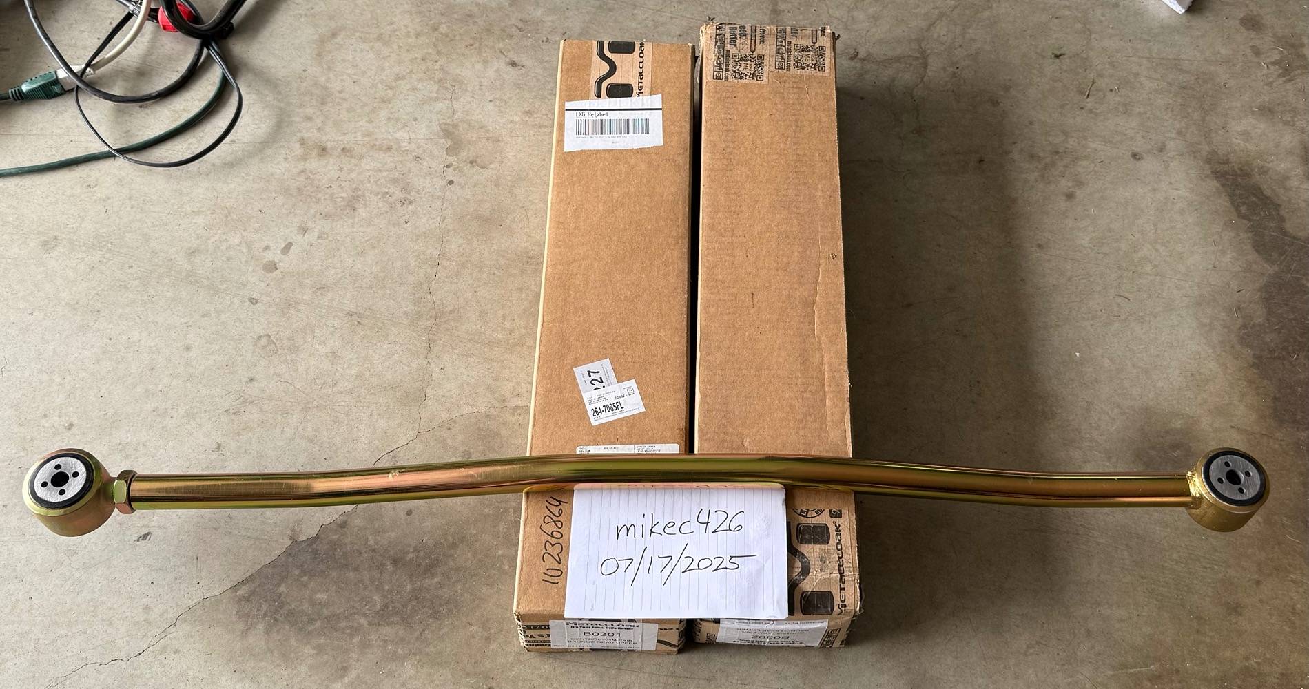 Arkansas - Metalcloak Track Bar and Rear Upper & Lower CAs $900 ...