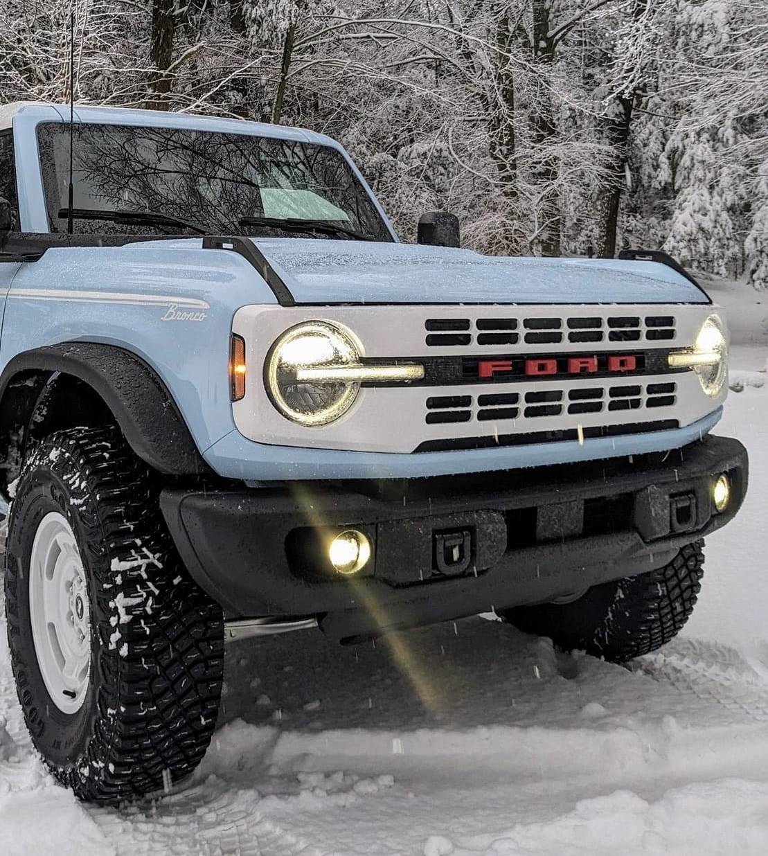 New: Bronco Auxiliary Fog Light Kit (OEM Raptor Fog Lights for Modular ...