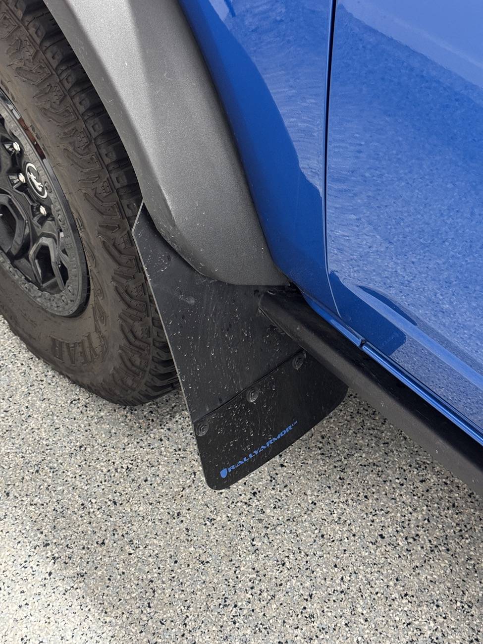 Front Mud Flaps for 2024 Badlands 4 Dr w/Rock Rails | Bronco6G - 2021 ...