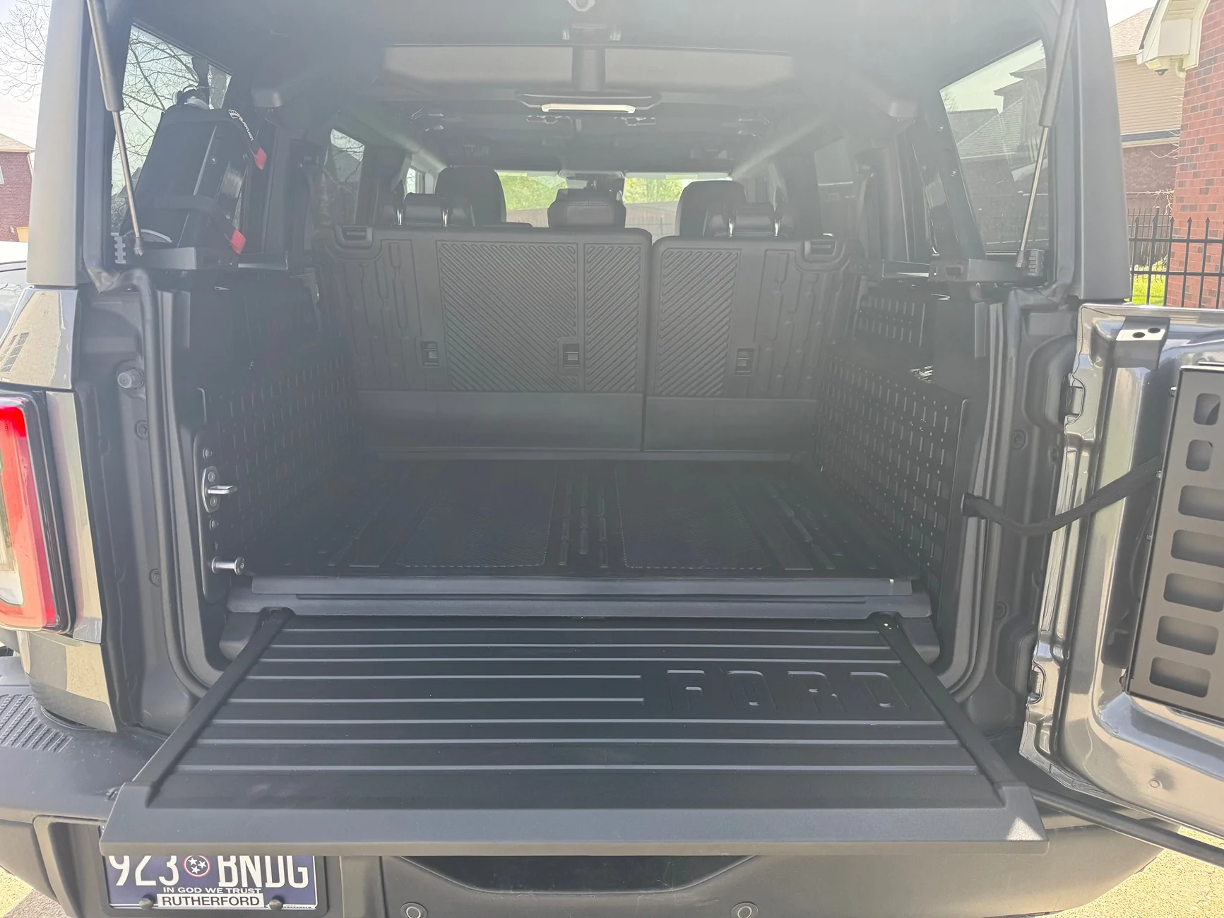 Rear/Cargo Molle with OEM slide out | Bronco6G - 2021+ Ford Bronco ...