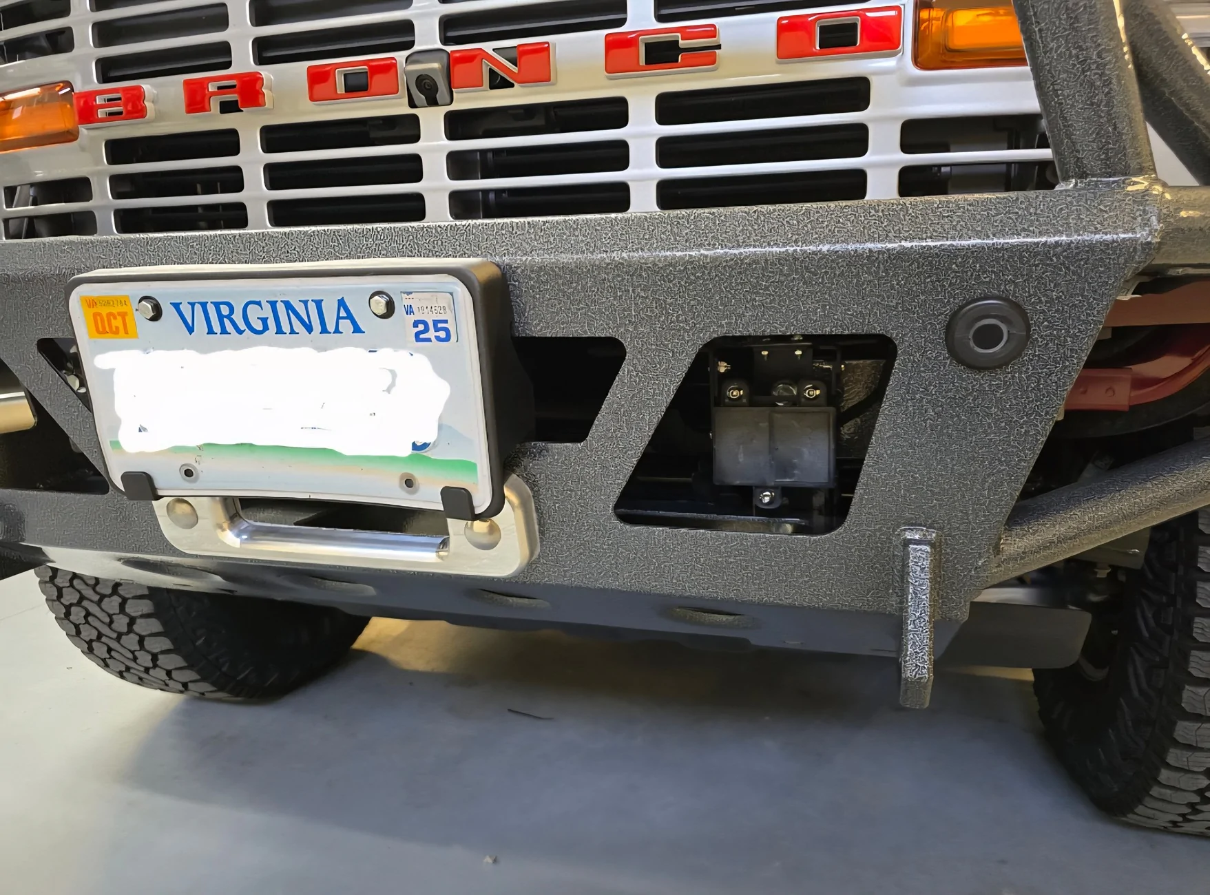 Bronco Raptor Winch Mount Options retaining ACC location | Bronco6G ...