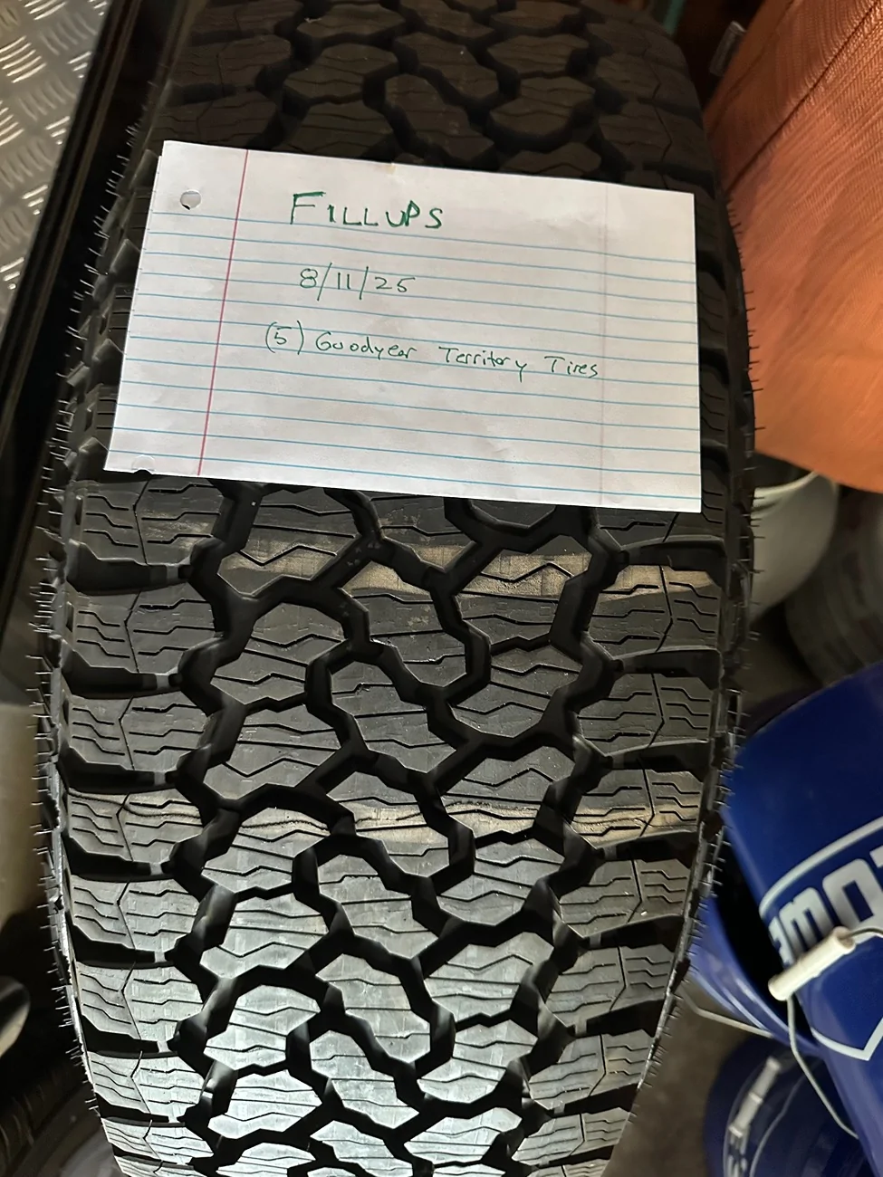 Ohio - sold - Goodyear Territory AT set of 5 tires - new takeoffs from ...