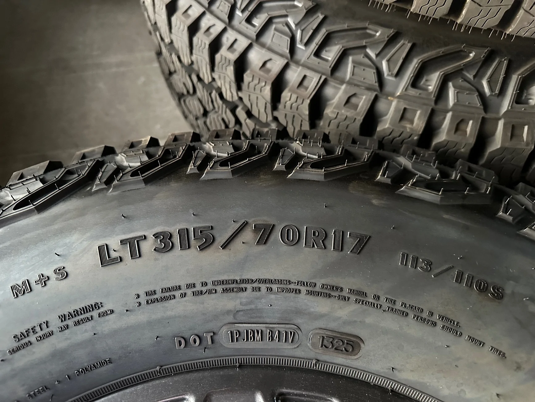 Ohio - sold - Goodyear Territory AT set of 5 tires - new takeoffs from ...