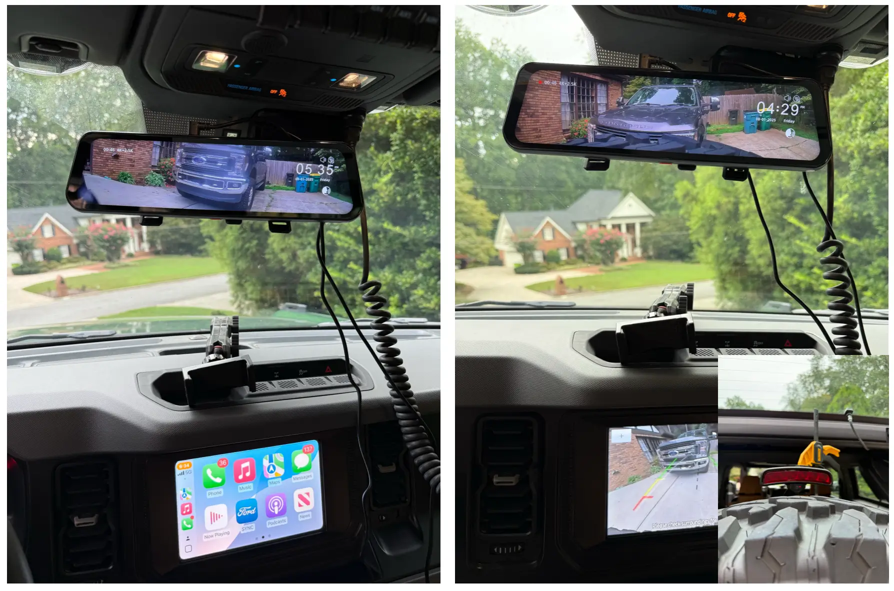 Wolfbox G900 Tri Pro Dashcam and Rear Camera Review | Bronco6G - 2021 ...