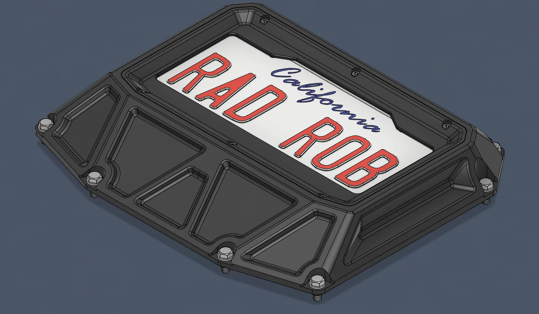 My wildly overkill License Plate Bracket/Spare Tire Delete Project ...
