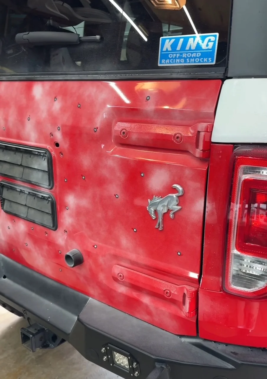 My wildly overkill License Plate Bracket/Spare Tire Delete Project ...