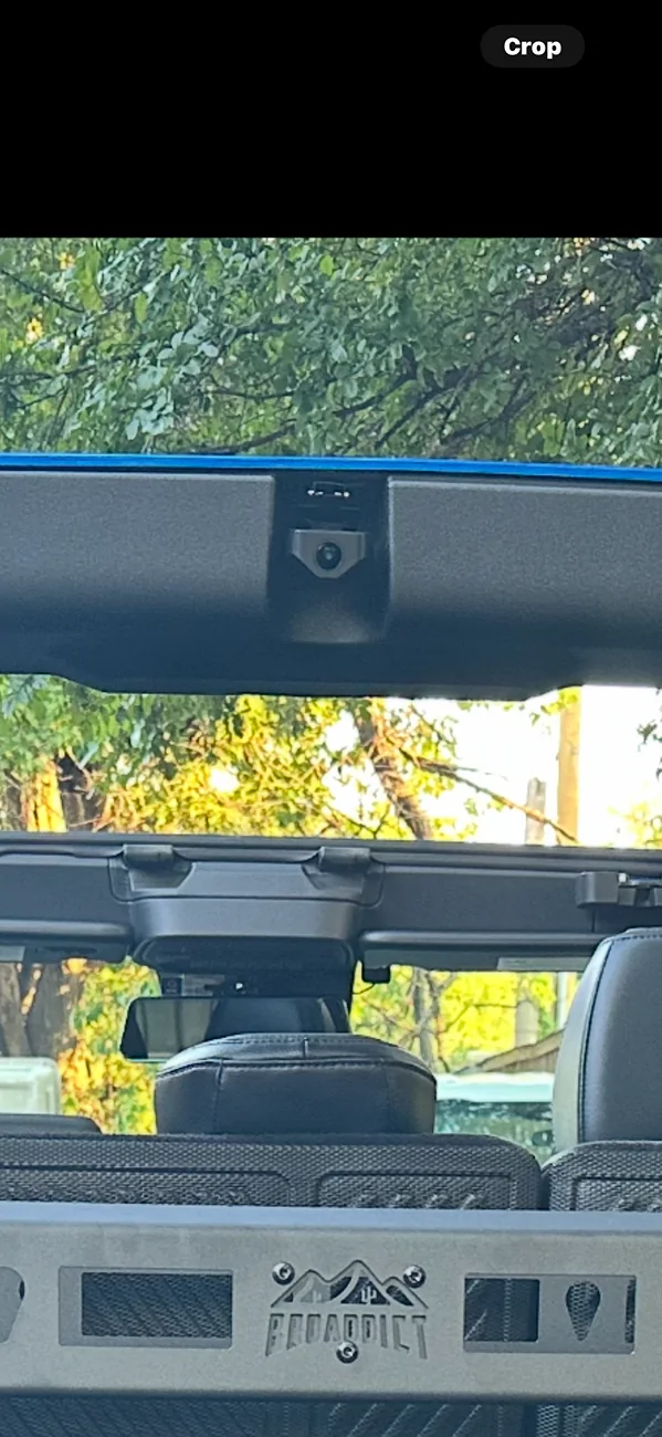 Where to put Wolfbox Rear Camera? (Allowing top off) | Bronco6G - 2021 ...