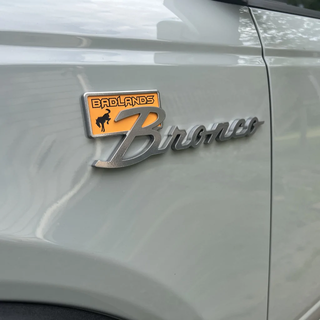 New Guy here. Wanting to design a bronco script fender badge with the ...