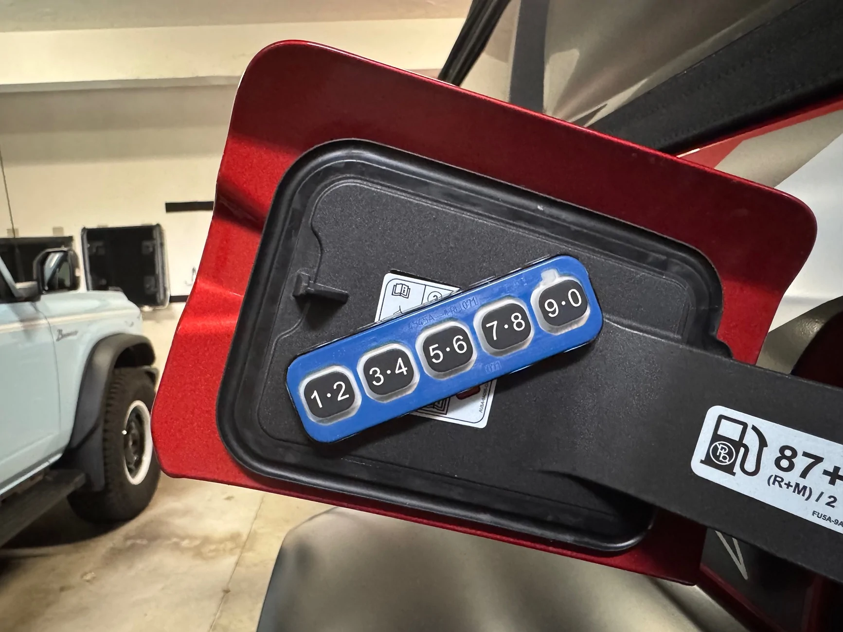 Bronco Keypad In Gas Tank