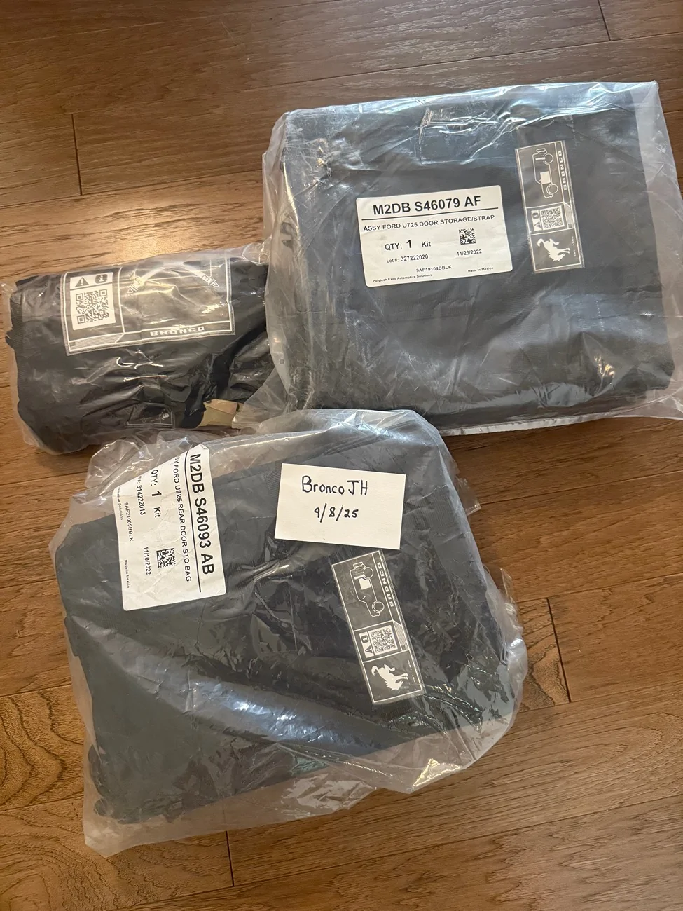 Wyoming - FS: OEM On-Board Door Storage Bags 4 Door | Bronco6G - 2021 ...