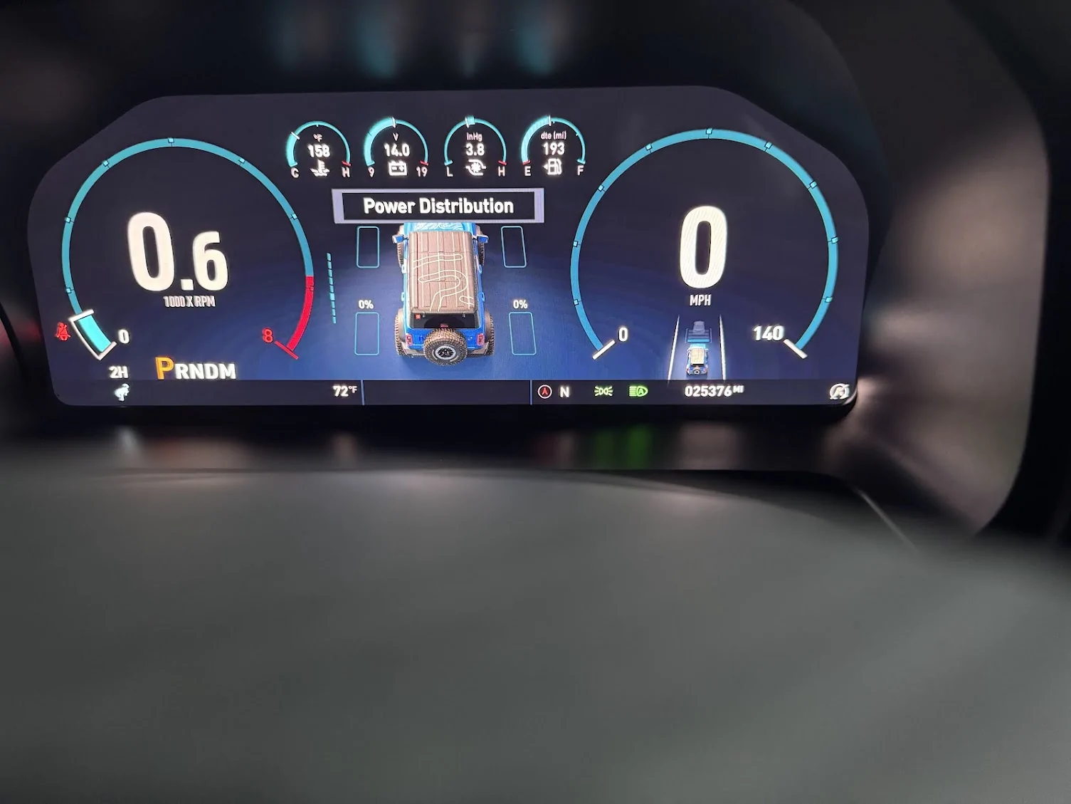 Installed! Caroboter 2025 Digital Gauge Cluster for Bronco 6G ...