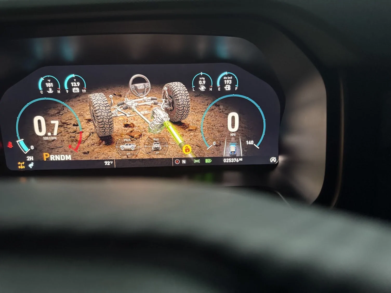 Installed! Caroboter 2025 Digital Gauge Cluster for Bronco 6G | Page 4 ...