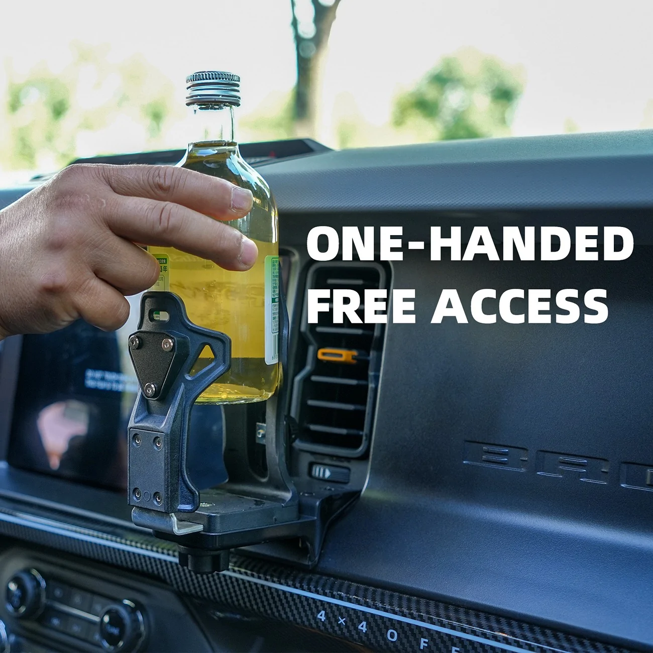 Bronco cup holder (air outlet temperature adjustment) | Bronco6G - 2021 ...