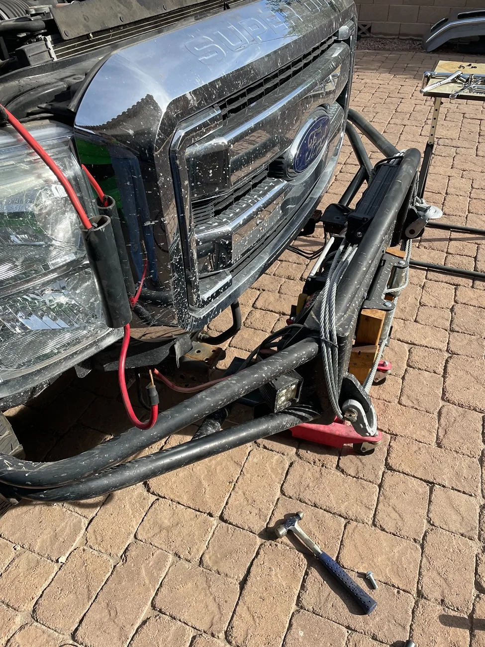 DIY winch mount bumper custom fabricated | Bronco6G - 2021+ Ford Bronco ...