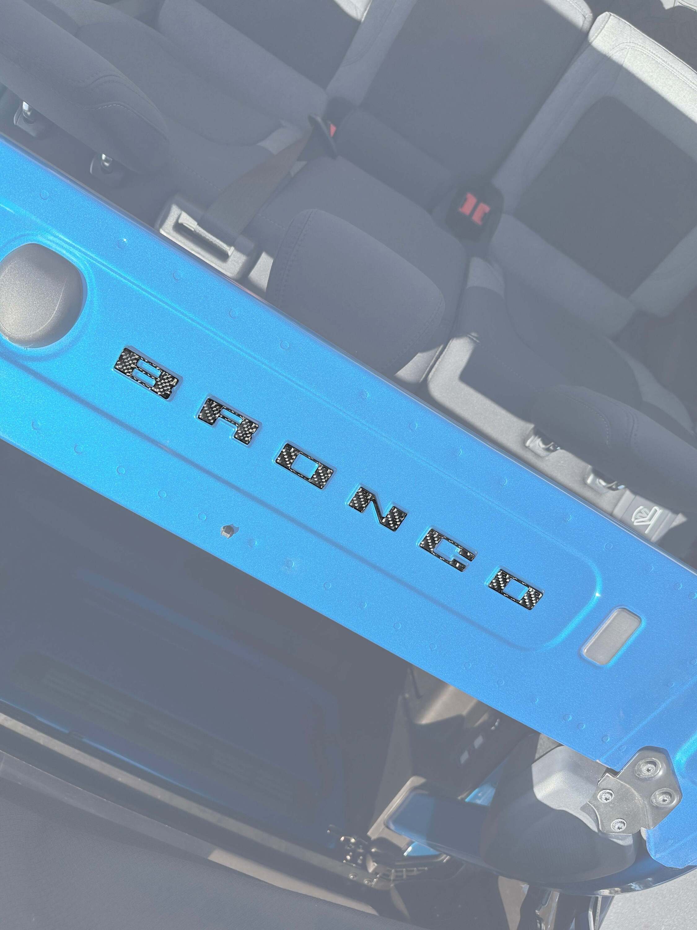 New BRONCO Licensed Roll Bar Logo Overlays | Bronco6G - 2021+ Ford ...